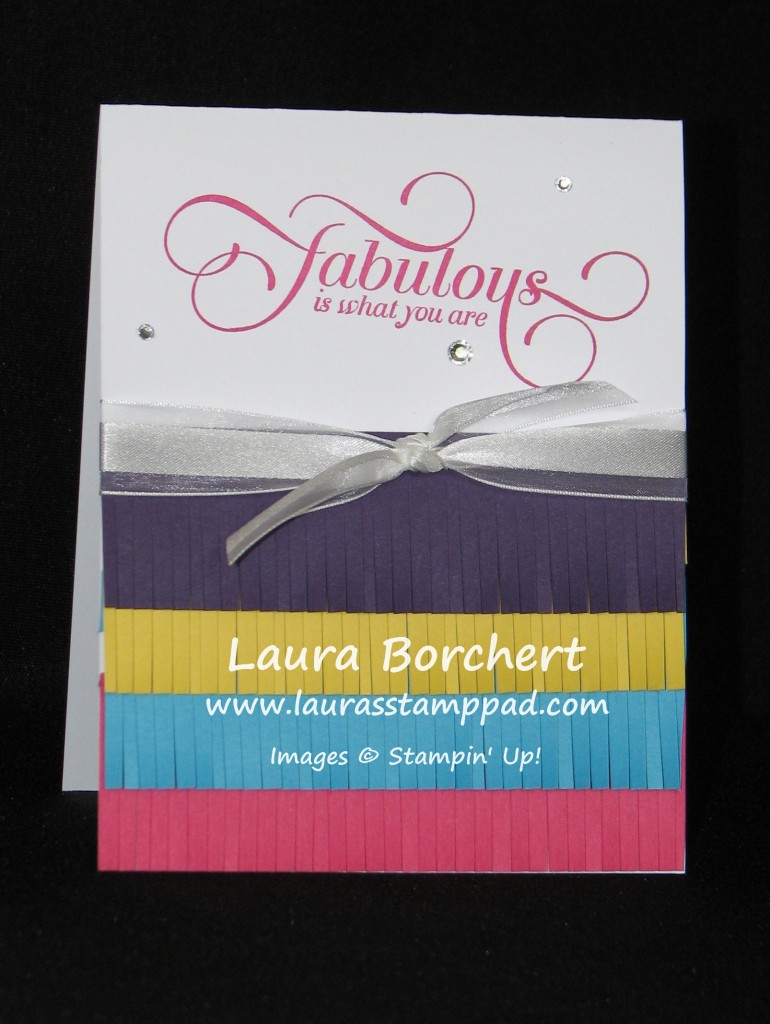 Fun with Fringe Scissors!!!! - Laura's Stamp PadLaura's Stamp Pad