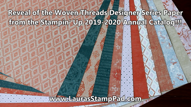 Woven Threads Designer Paper!!! - Laura's Stamp PadLaura's Stamp Pad