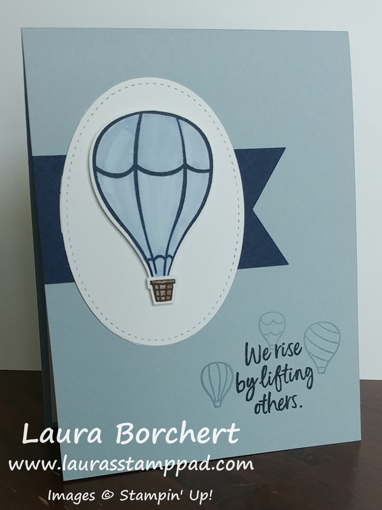 Starting the week off with this adorable Big Blue Balloon card!Laura's ...