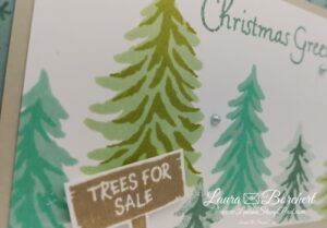 The Evergreen Trees from the Trees For Sale Stamp Set can be any color ...